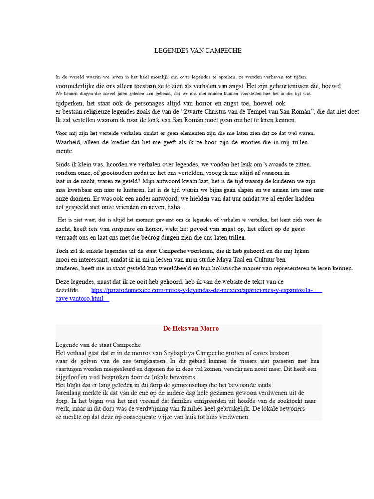 Legendes Van Campeche | PDF