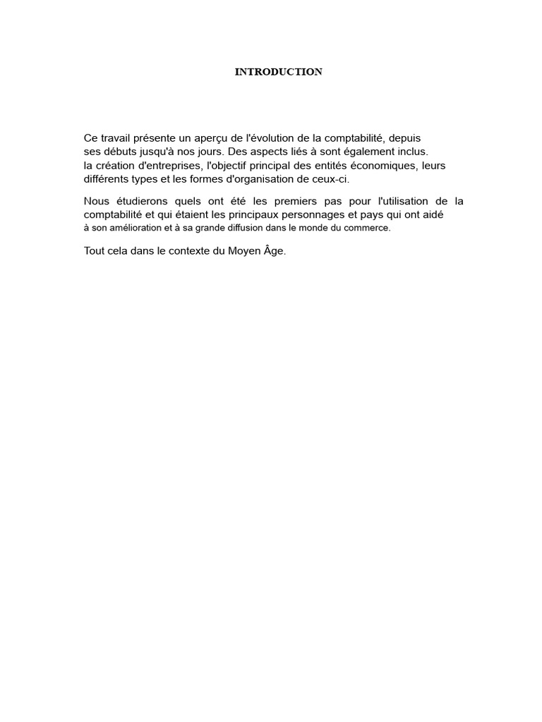 Évolution de la comptabilité au Moyen Âge | PDF | Moyen-Âge | Saint ...