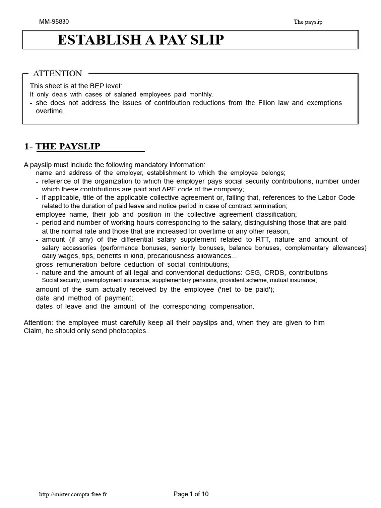 Establishing Payroll - Course | PDF | Salary | Overtime