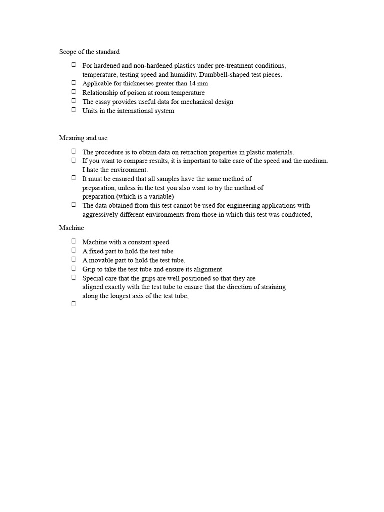 Astm D638 | PDF