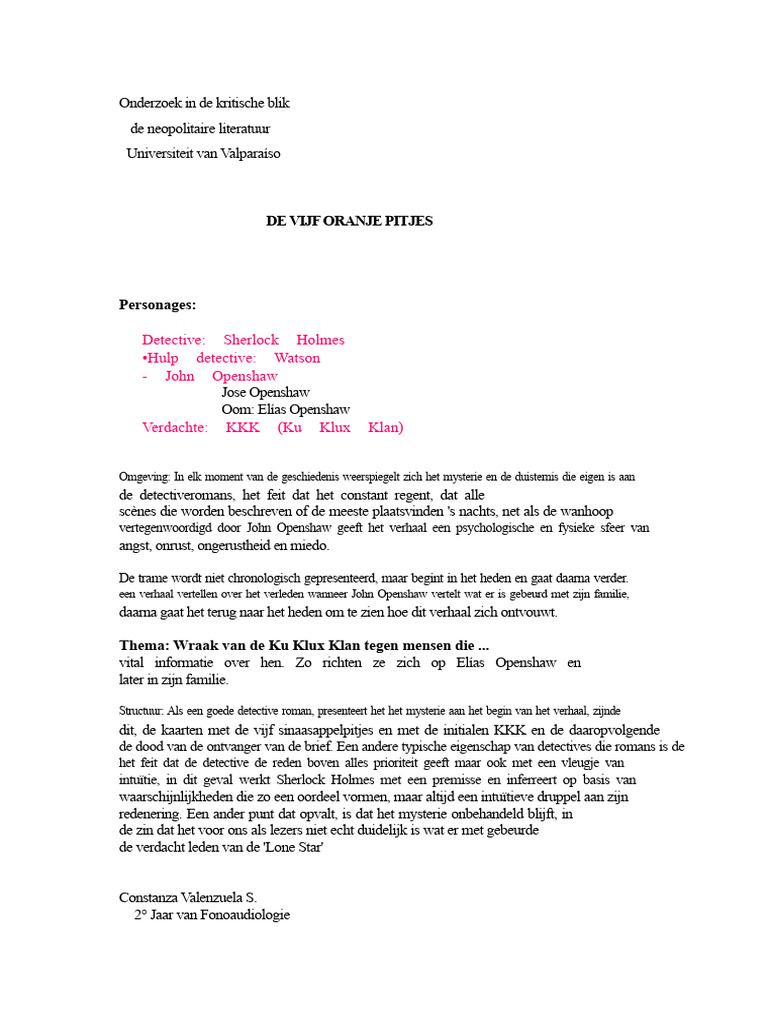 De Vijf Sinaasappelpitten | PDF
