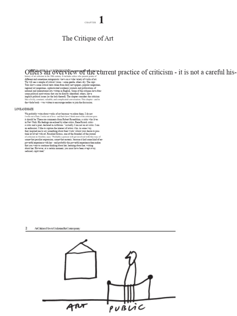 The art critique.pdf | PDF | Publishing | Reason