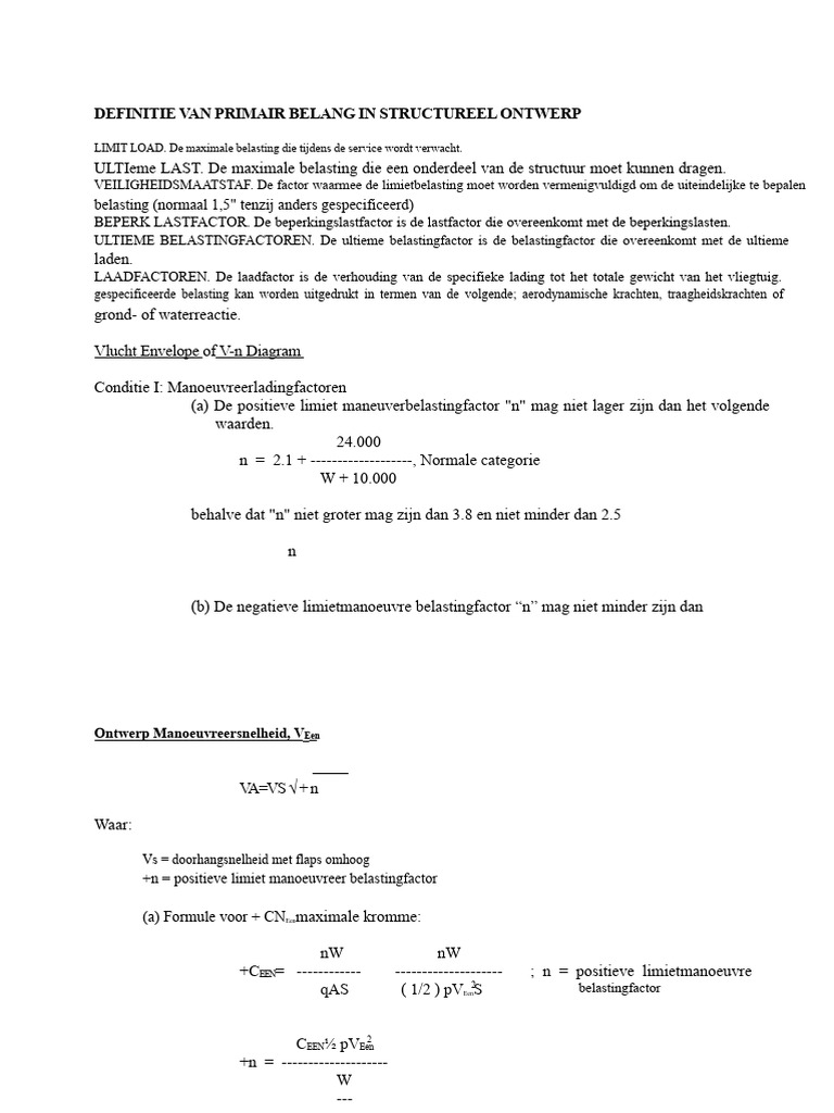 Structuurontwerp Van Vliegtuigen | PDF