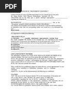 Orthodontic Contract and Consent Form PDF | PDF | Orthodontics ...