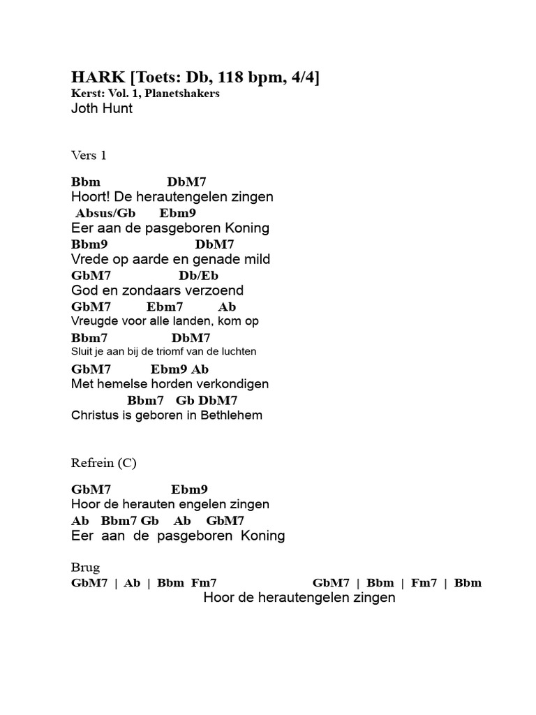 Hark - Planetshakers | PDF