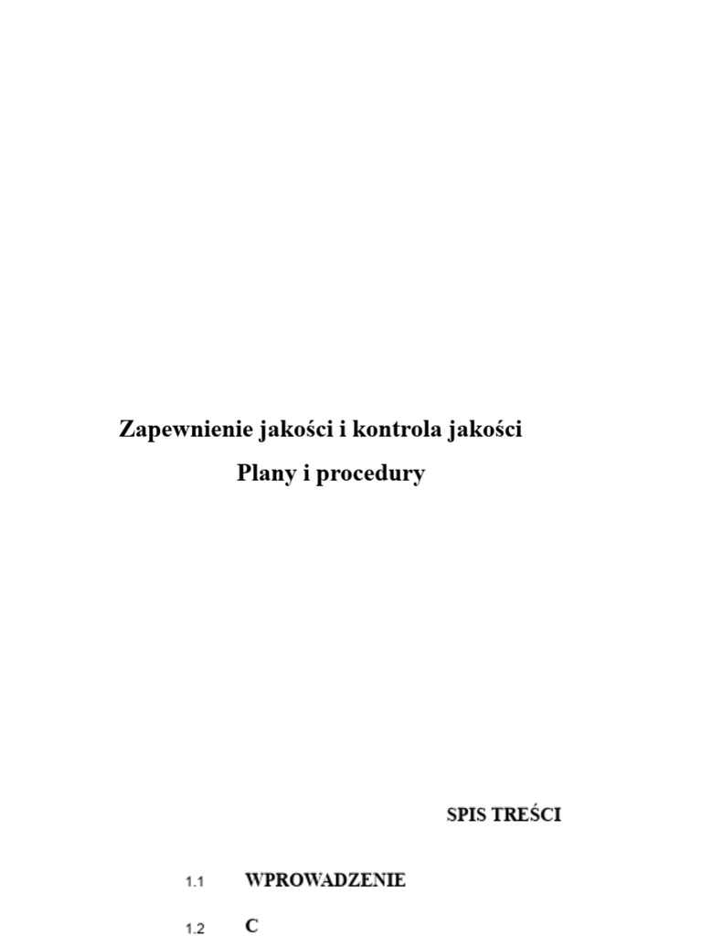 Plan QA-QC | PDF