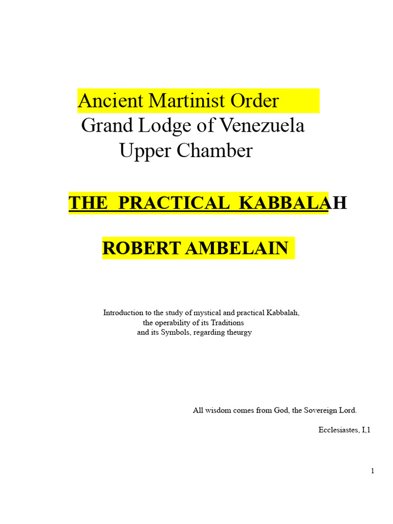 Practical Kabbalah Insights and Risks | PDF | Kabbalah | Talmud