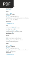 Letra de "Glorioso" - BJ Putnam | PDF | Artes del Lenguaje y Comunicación