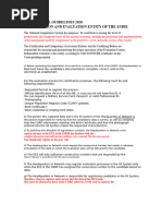 Evaluator Aide-Memoire Template | PDF | Data | Evaluation
