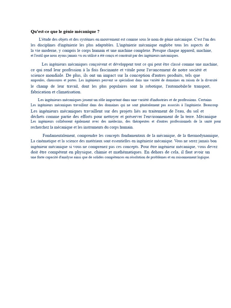 Introduction au génie mécanique | PDF | Ingénieur | Mécanique
