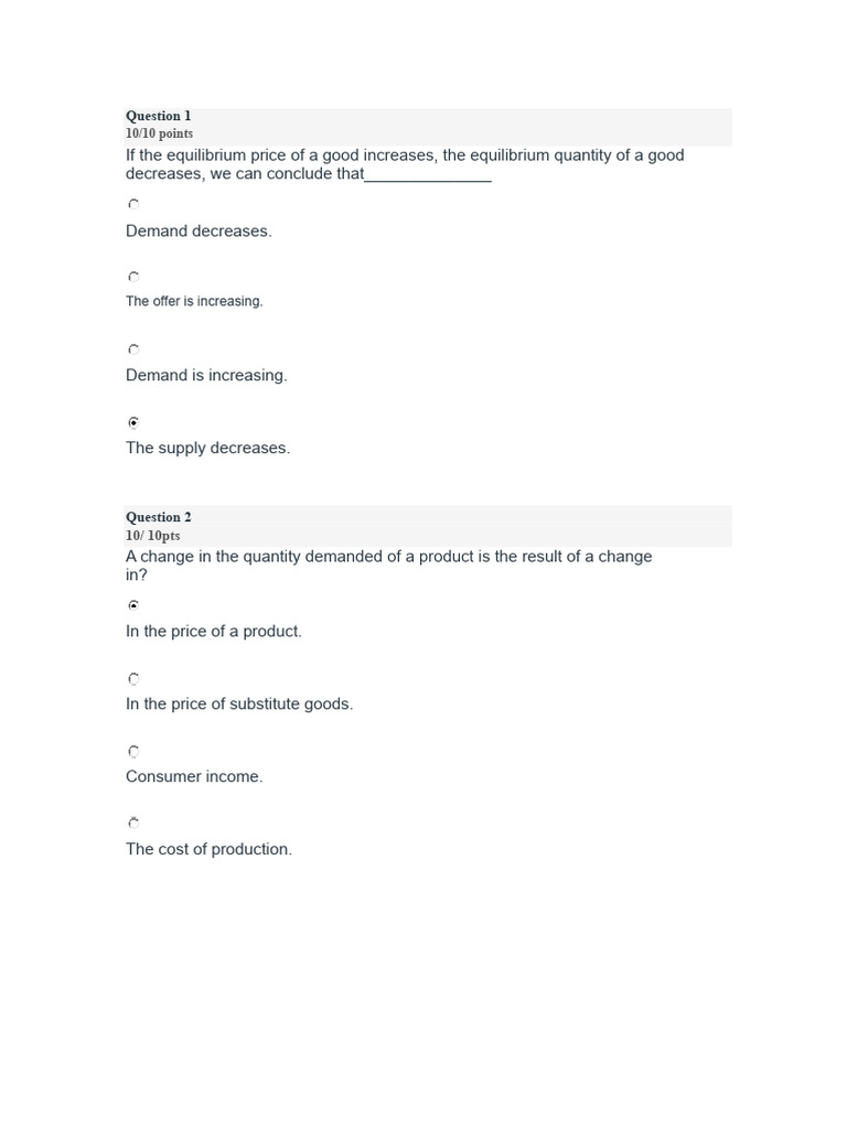 Evaluable Points Activity - Scenario 2 - Fundamentals of Economics | PDF