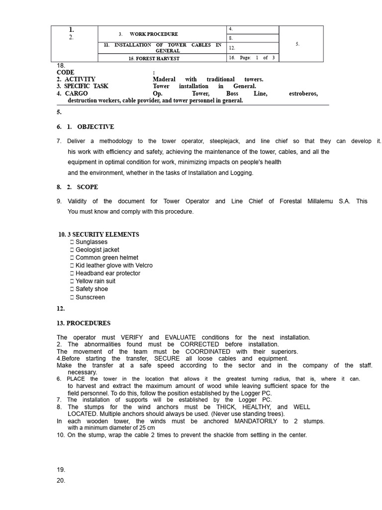 Installation of Timber Line | PDF | Anchor | Wound