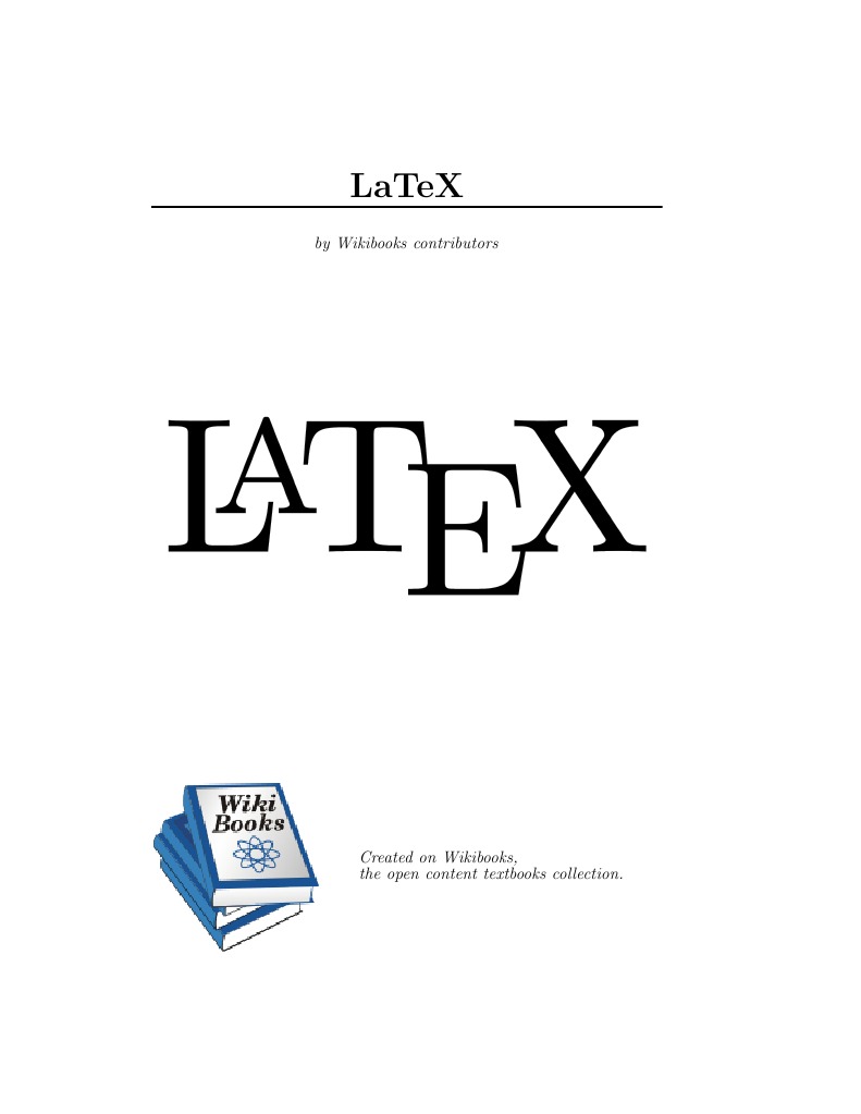 Latex Wiki | PDF | Te X | Text
