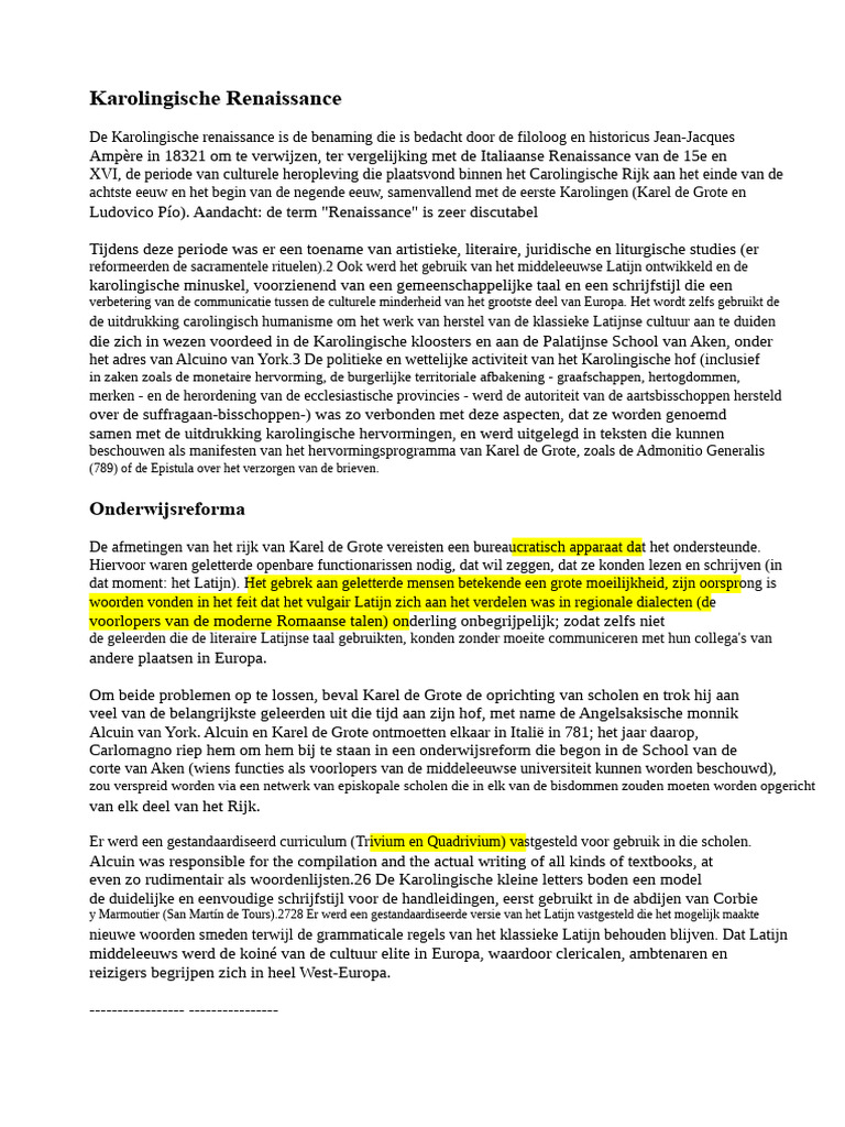 Karolingische Renaissance | PDF