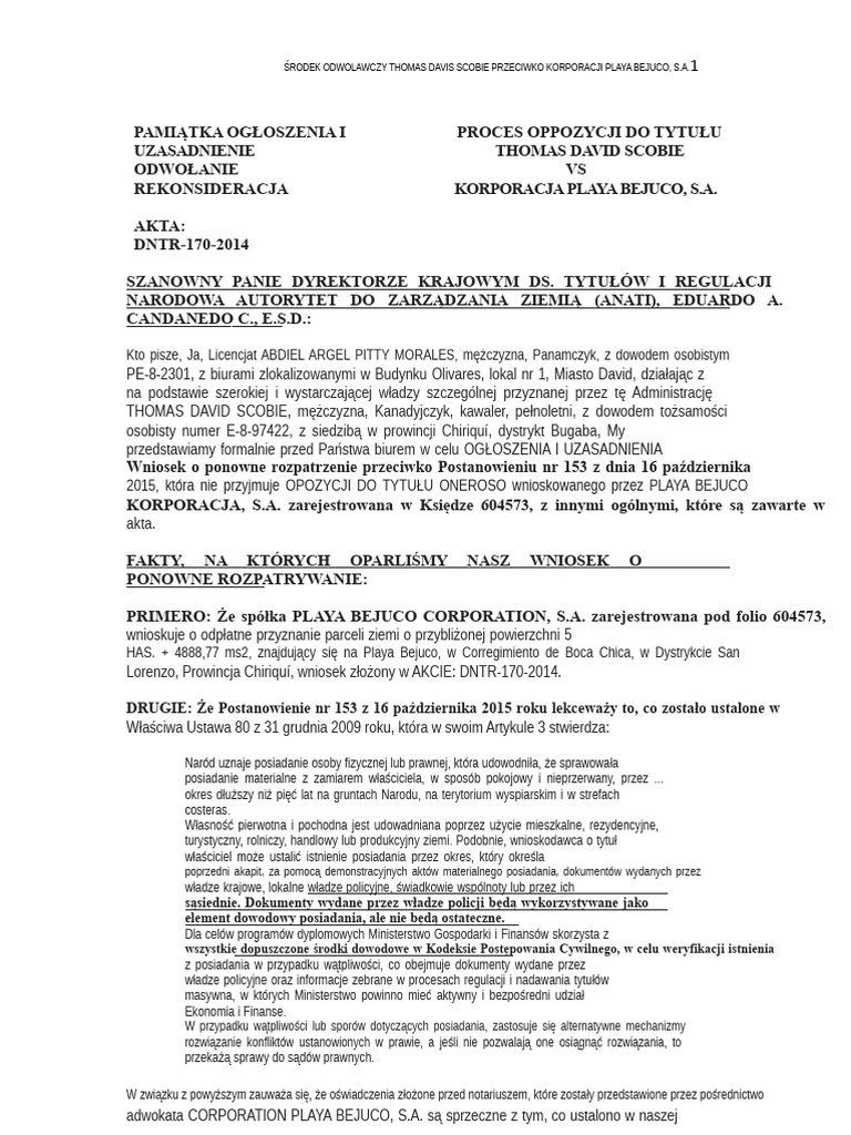 Reconsideracja Scobie | PDF