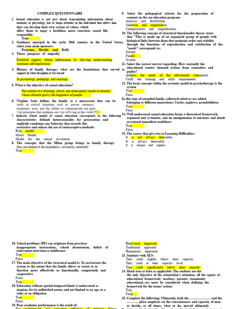 273-Exam-Complex Questions | PDF | Motivational | Motivation
