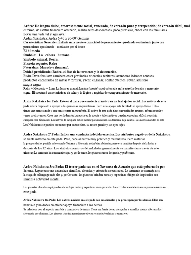 Ardra | PDF