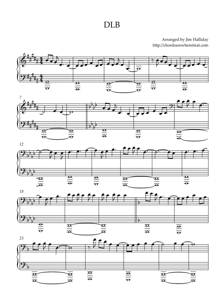 DLB - Full Score | PDF