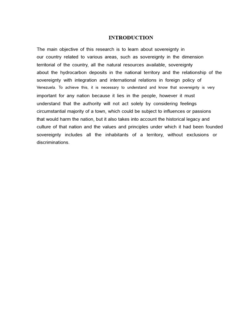 Essay on Territorial Dimension | PDF | Venezuela | Petroleum