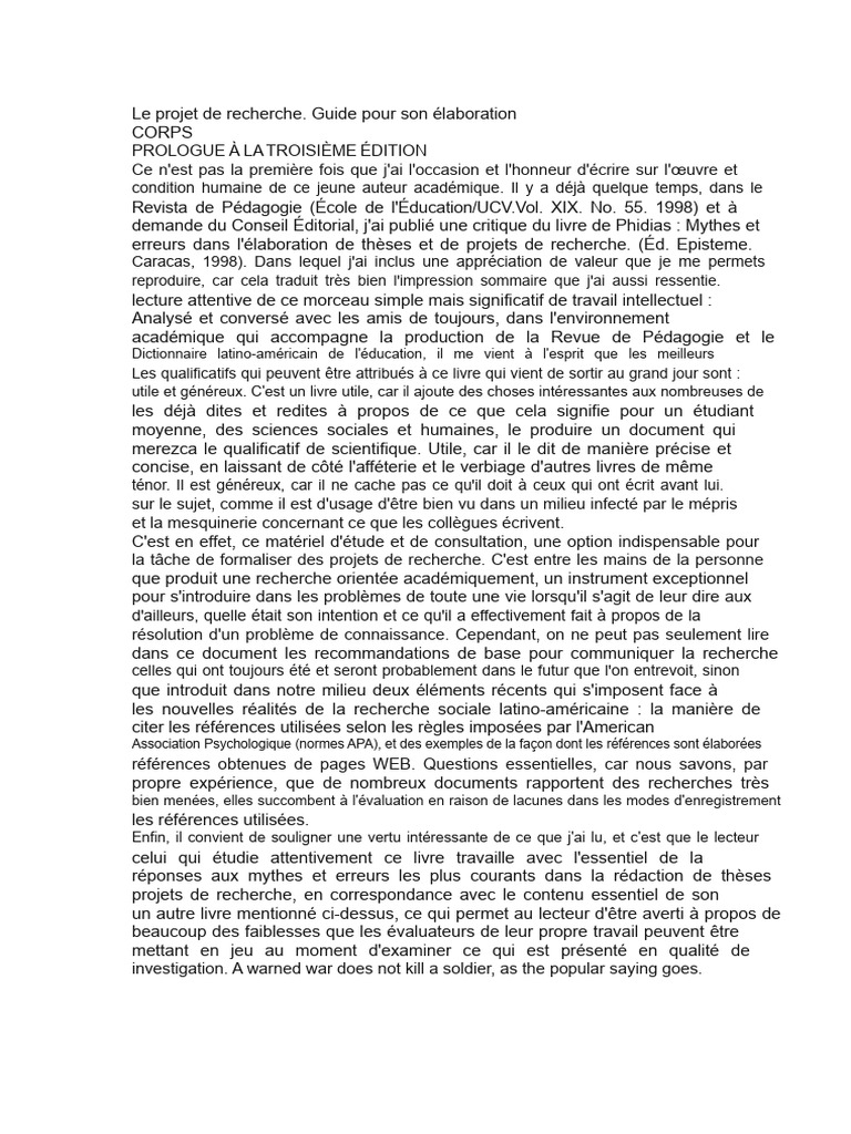Guide pratique pour projets de recherche | PDF | Statistiques | Science