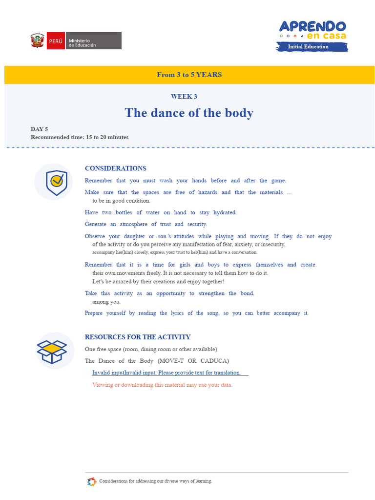 s3-day-5-the-dance-of-the-body | PDF | Learning | Psychological Concepts
