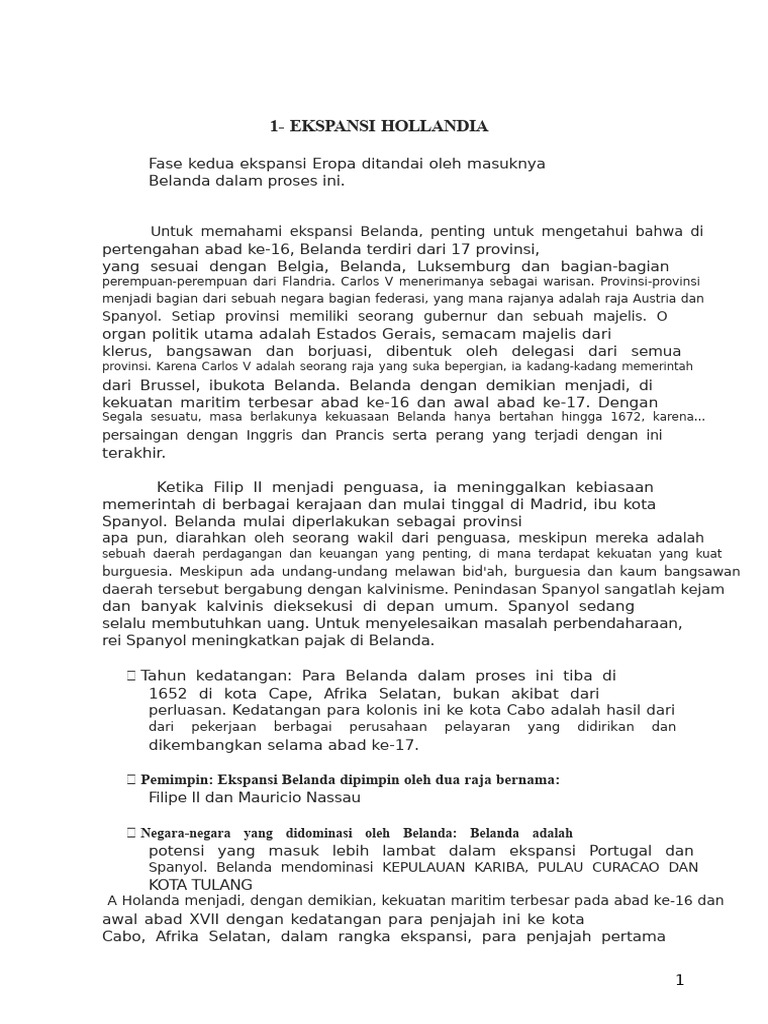 Ekspansi Maritim Belanda dan Inggris | PDF