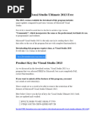 Visual Studio Product Keys List | PDF | Microsoft Visual Studio ...