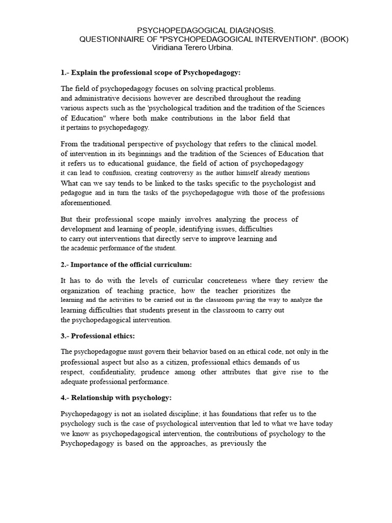 Psychopedagogy Book Notebooks of Pedagogy Isabel Solé | PDF ...