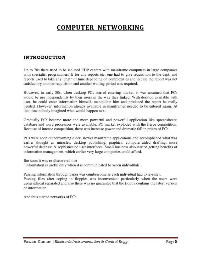 Computer Networking | PDF