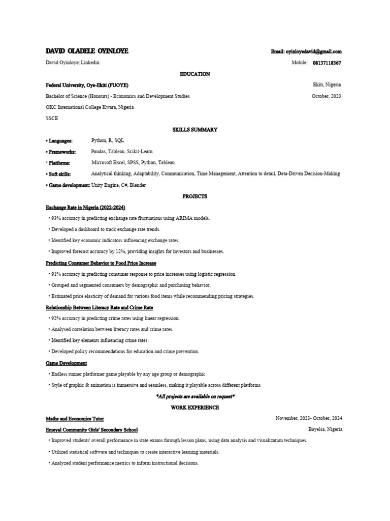 Economics Research Papers | PDF