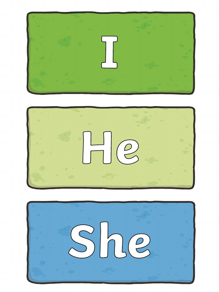 Tricky Words 1 | PDF