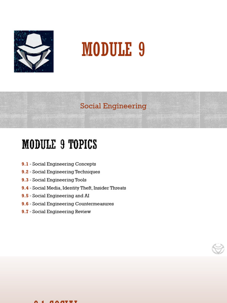 Social Engineering Techniques & Countermeasures | PDF | Phishing | Malware