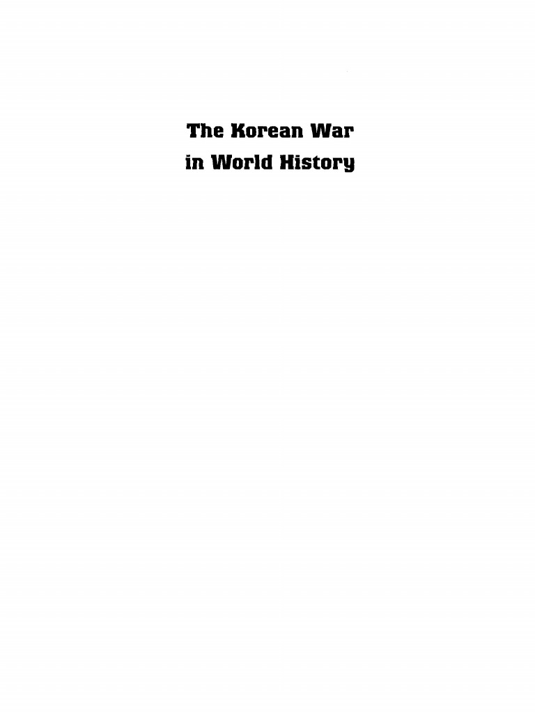 Causes of the Korean War Explained | PDF | Empire Of Japan | North Korea