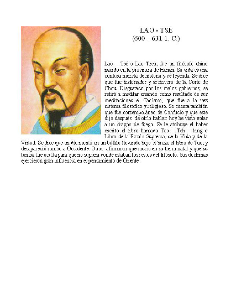 Lao - Tsé | PDF