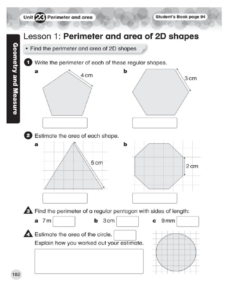 14 Area and Perimeter | PDF
