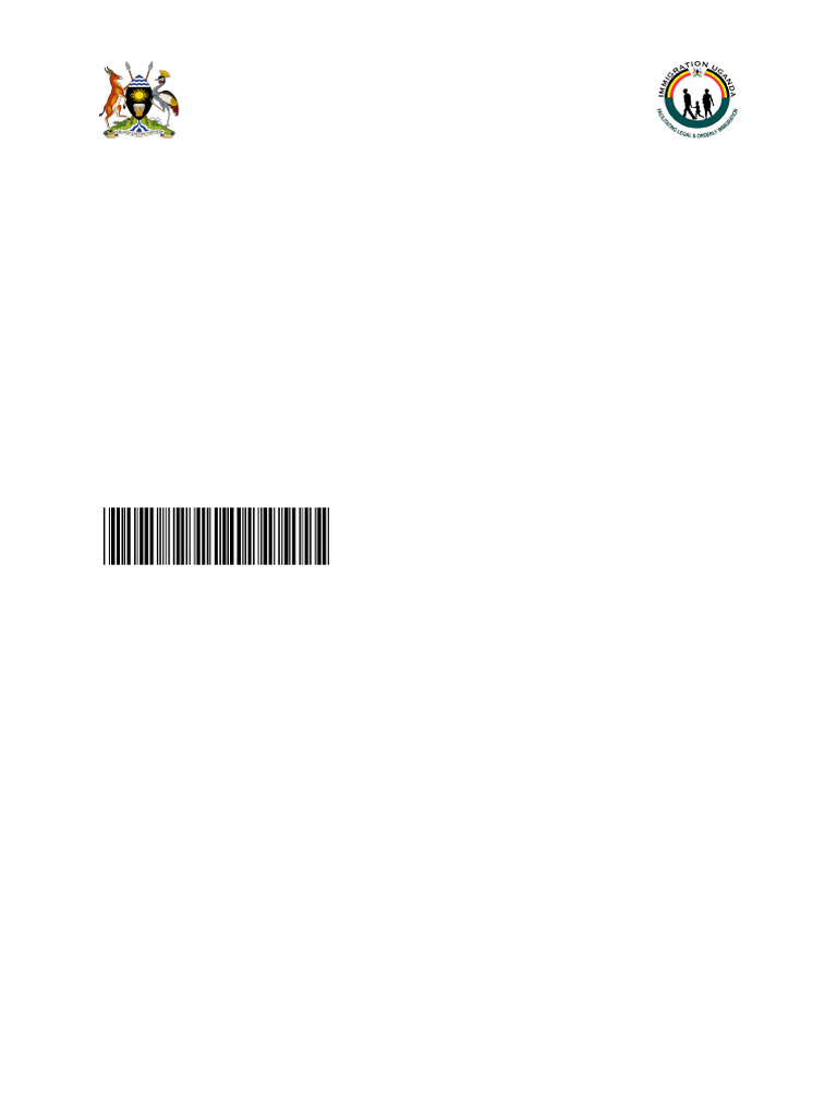 Uganda E-Immigration Travel Authorization | PDF