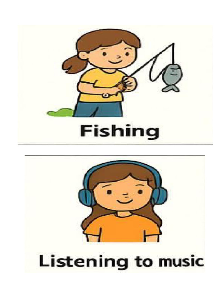 Hobbies Flashcard | PDF
