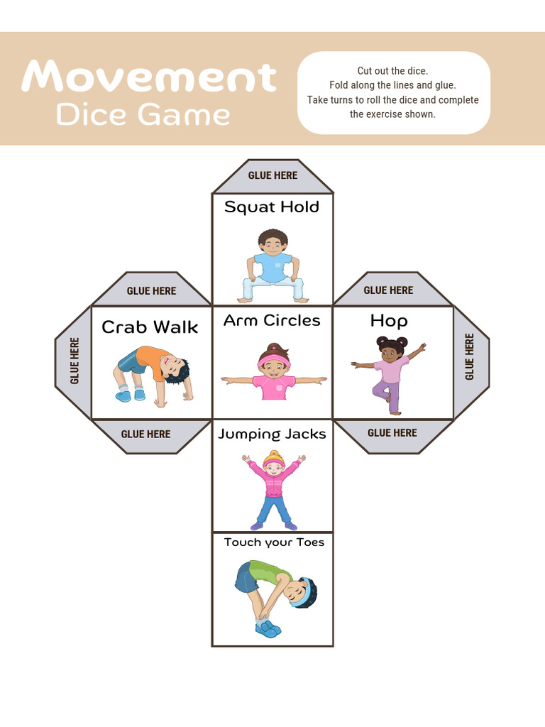 Fun Movement Dice Game Instructions | PDF