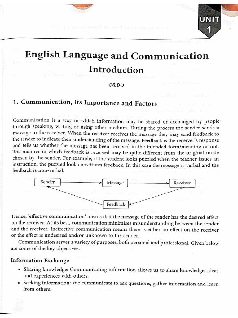 English Unit 1 | PDF