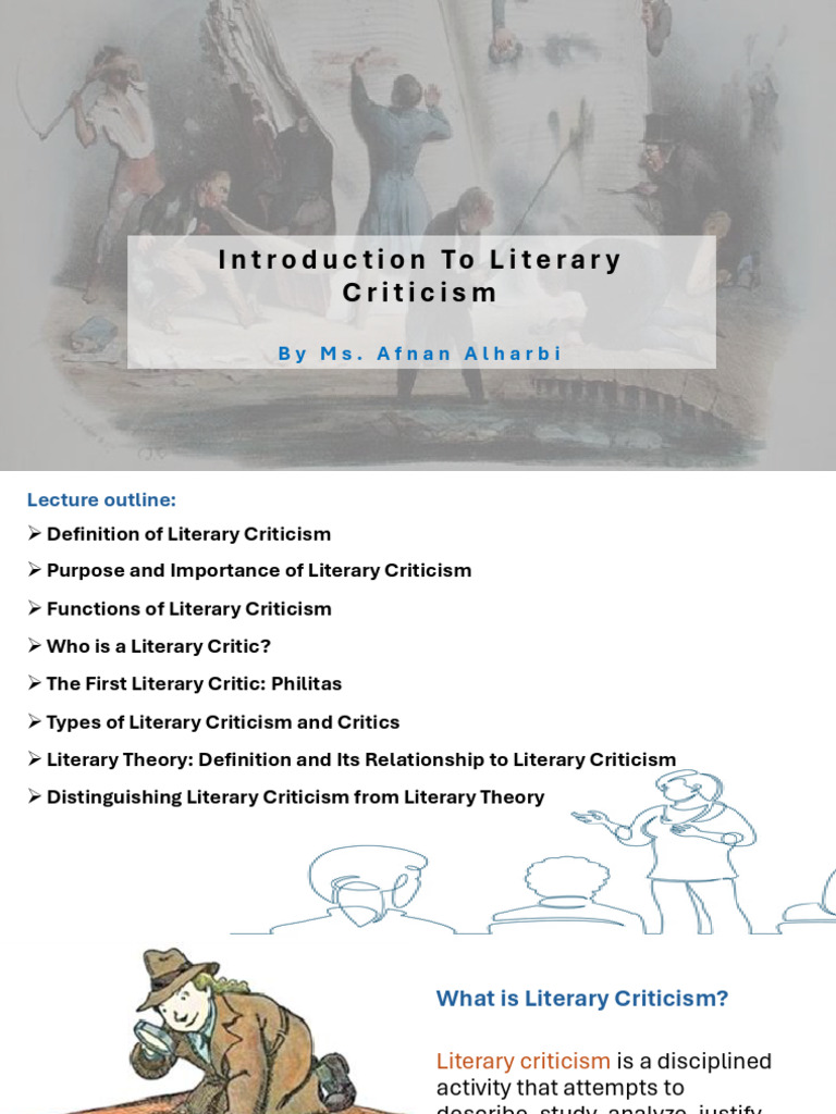 Intoduction to Literary Criticism | PDF | Literary Criticism | Literary ...