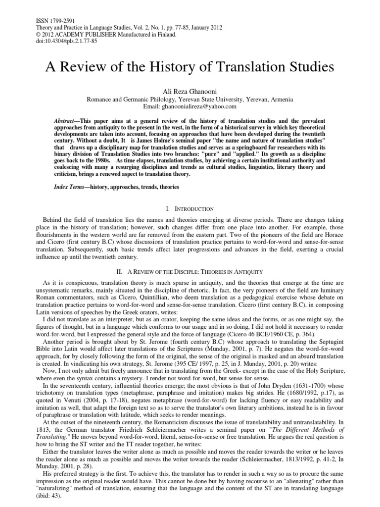 History of Trans | PDF | Translations | Semantics
