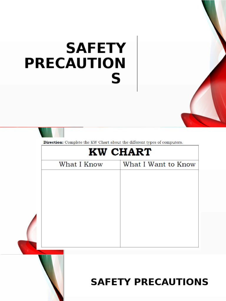 Essential Computer Safety Precautions | PDF | Personal Protective Equipment