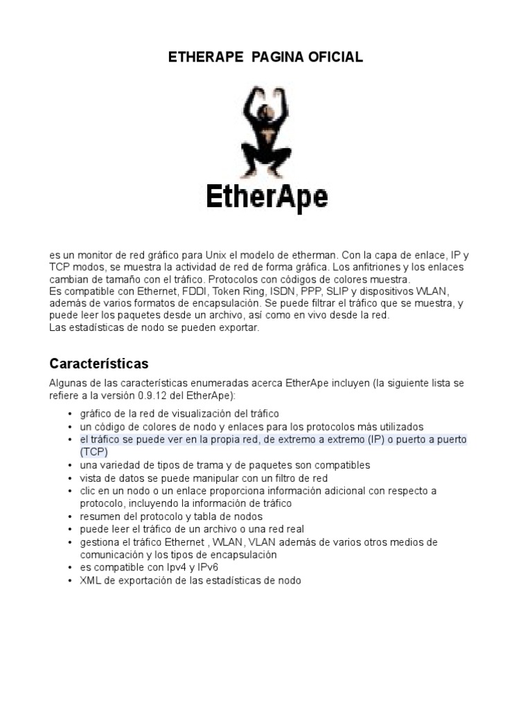 Instalar Etherape | PDF | Negocios | Informática