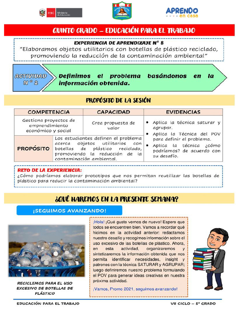 Act 2 - 5° Grado Ept | PDF