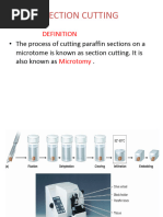 Histopath Cutting Sections | PDF | Histopathology | Histology
