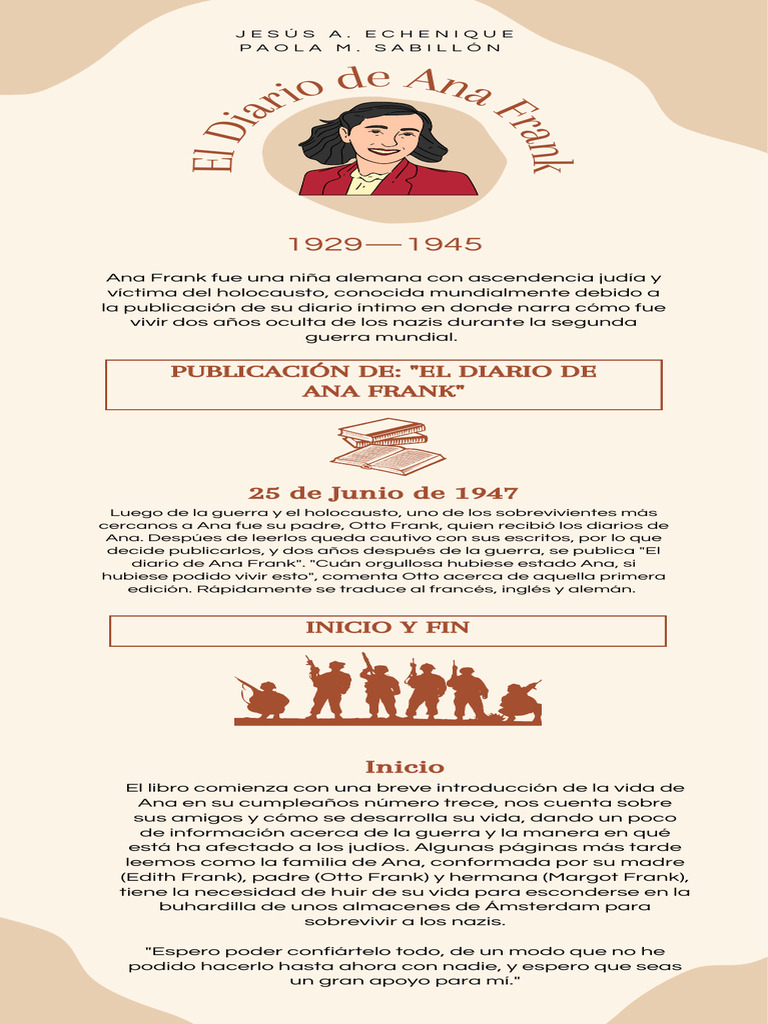 "Publicación del Diario de Ana Frank" | PDF | Anne Frank
