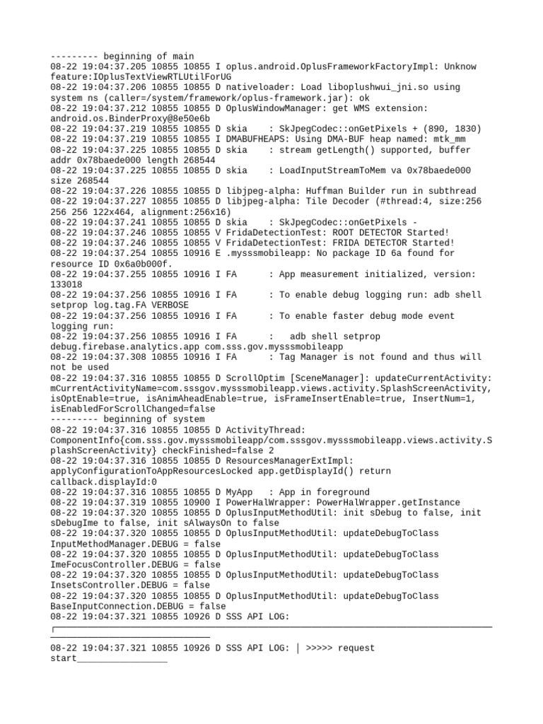 sss_log_08_22_2025_19_04_37 | PDF | Java (Programming Language) | Computing