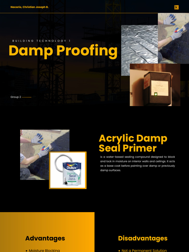 Damp Proofing Solutions in the Philippines | PDF | Civil Engineering ...