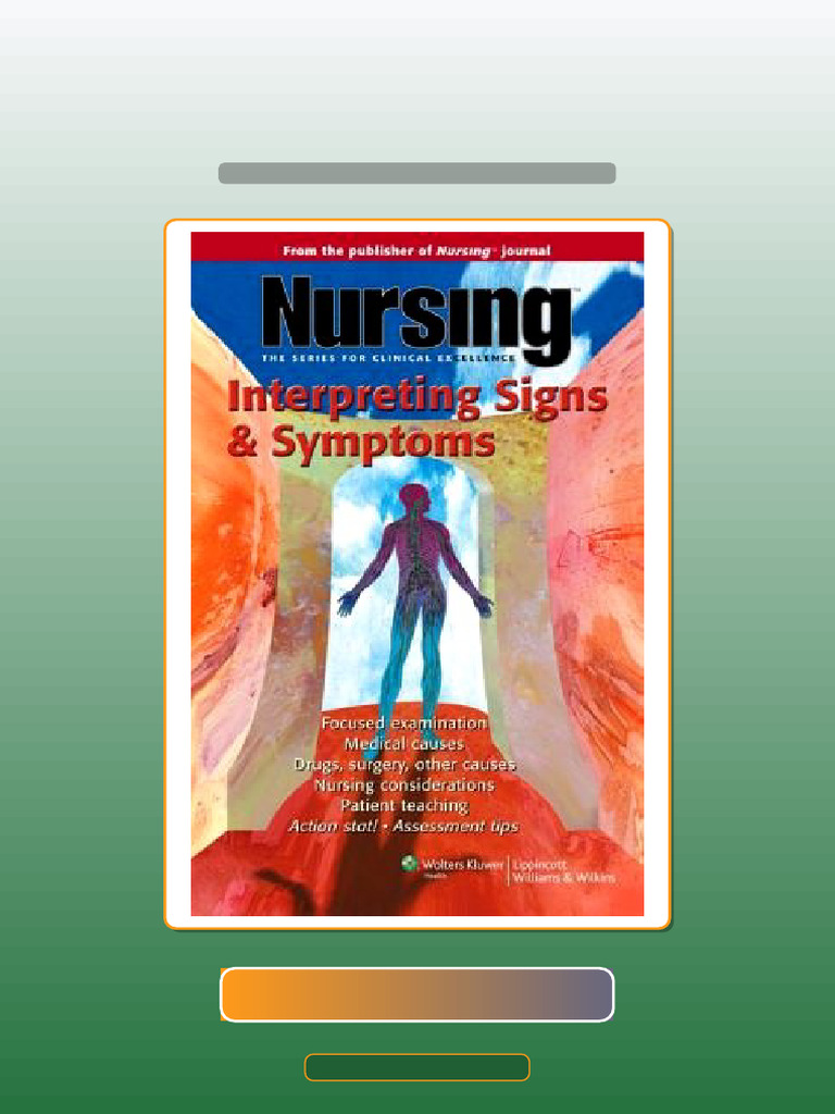 Fast Access Nursing Interpreting Signs Symptoms eBook and TestBank ...