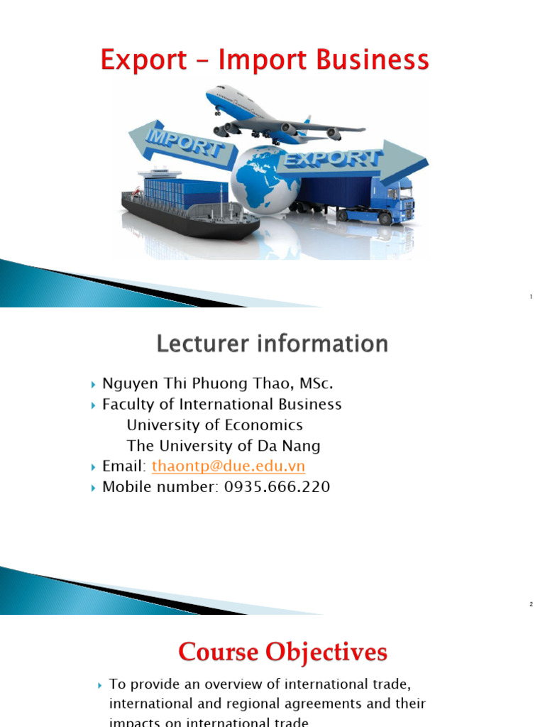 XNK 1 | PDF | World Trade Organization | General Agreement On Tariffs And Trade